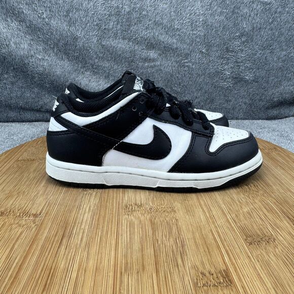 Nike | Shoes | Nike Dunk Low Shoes Boys Size 2c Panda Retro Cw158810 ...
